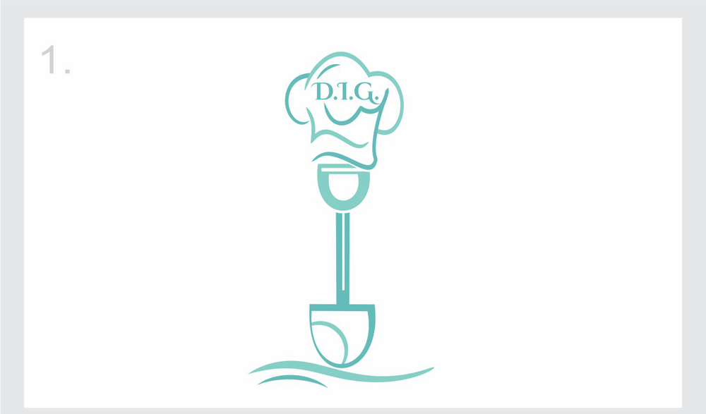 Restaurant Logo Design for D.I.G. (Dig In Gulf) by ESolz Technologies ...