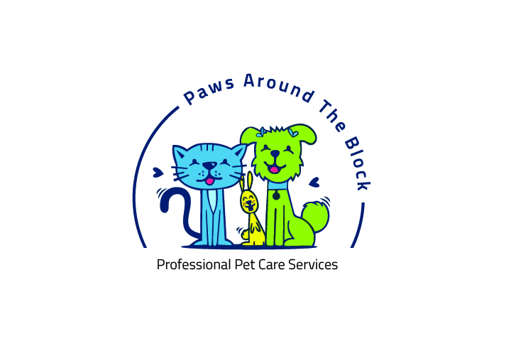 Modern, Playful, Pet Logo Design for Paws Around The Block ...