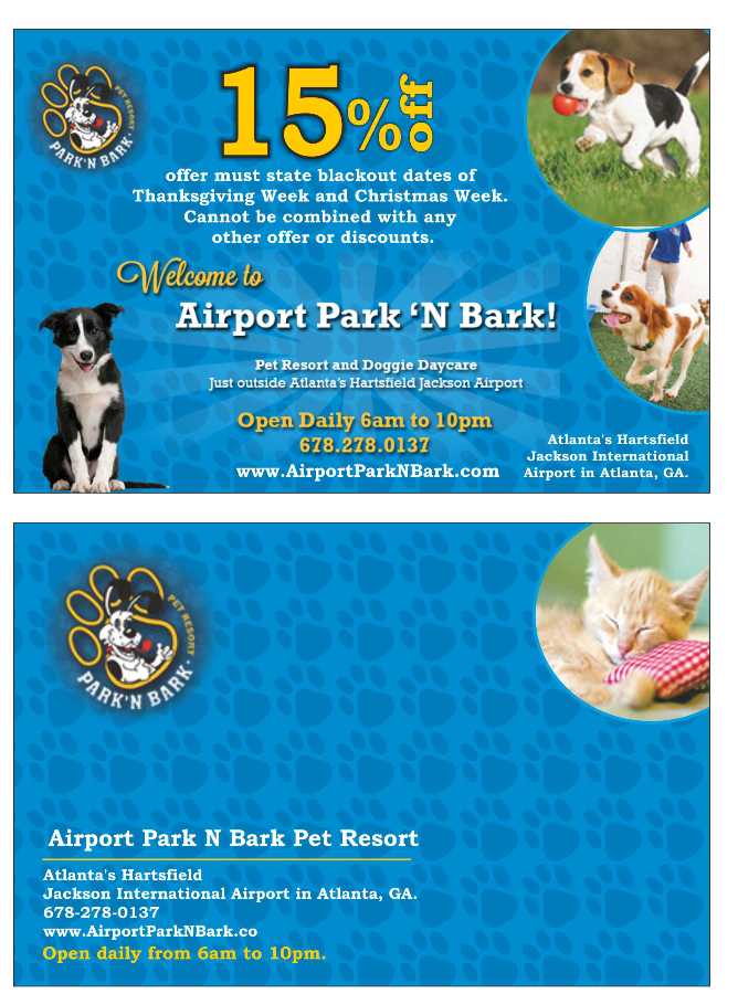 Pet Postcard Design for a Company by yadavsushil | Design #4558673