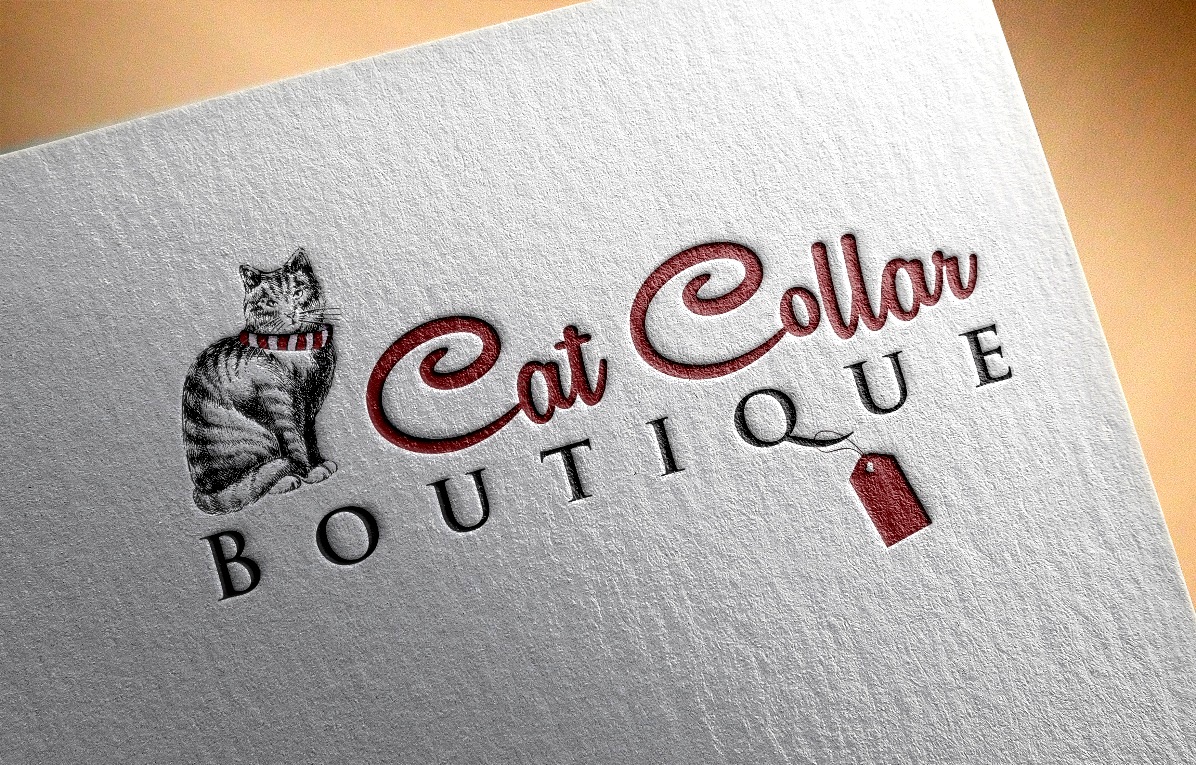 Elegant, Serious, Pet Logo Design for Cat Collar Boutique by Zlajks ...