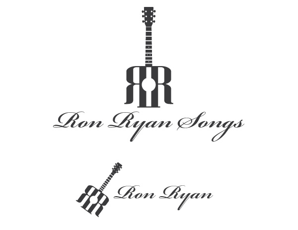 Modern, Masculine Logo Design for "Ron Ryan Songs" ........and one with ...