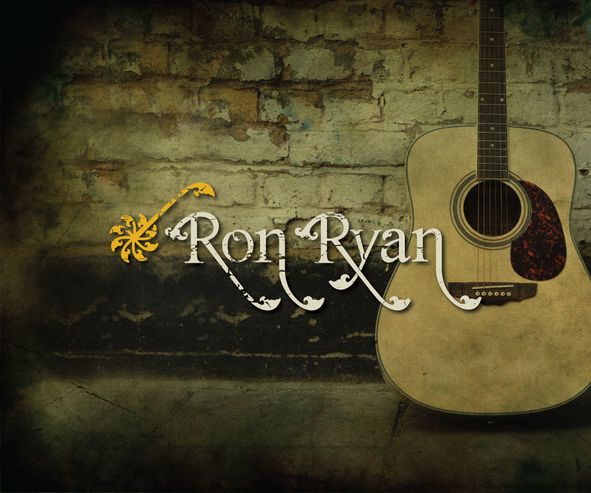 Modern, Masculine Logo Design for "Ron Ryan Songs" ........and one with ...