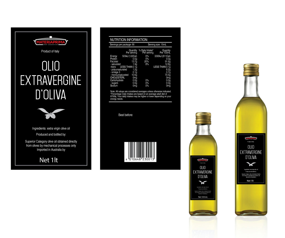 Serious, Professional, Kitchen Label Design for a Company by Sergio ...