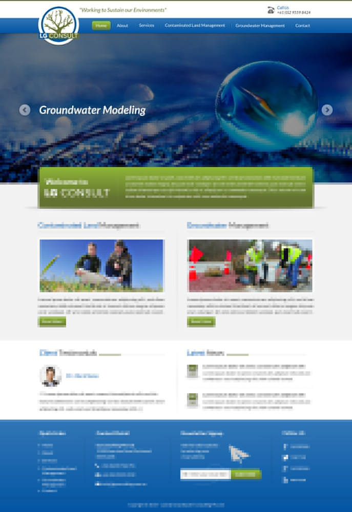 Professional, Upmarket, Internet Web Design for LG Consult by Sbss | Design #4887234