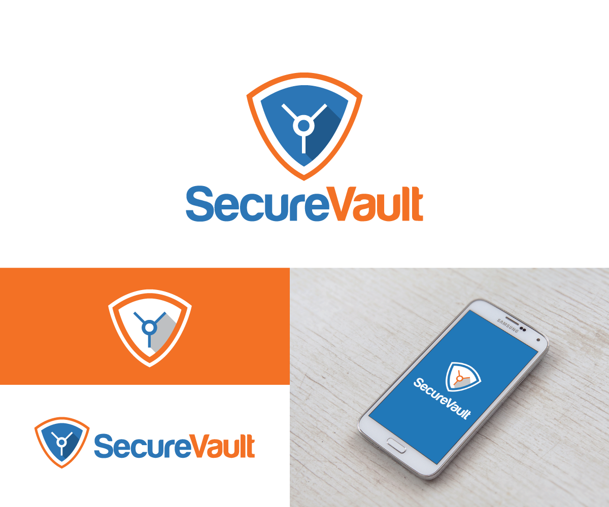 It Service Logo Design for SecureVault by Luc1ano | Design #4725937