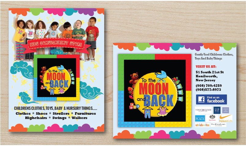 Store Postcard Design for a Company by alex989 | Design #4714628