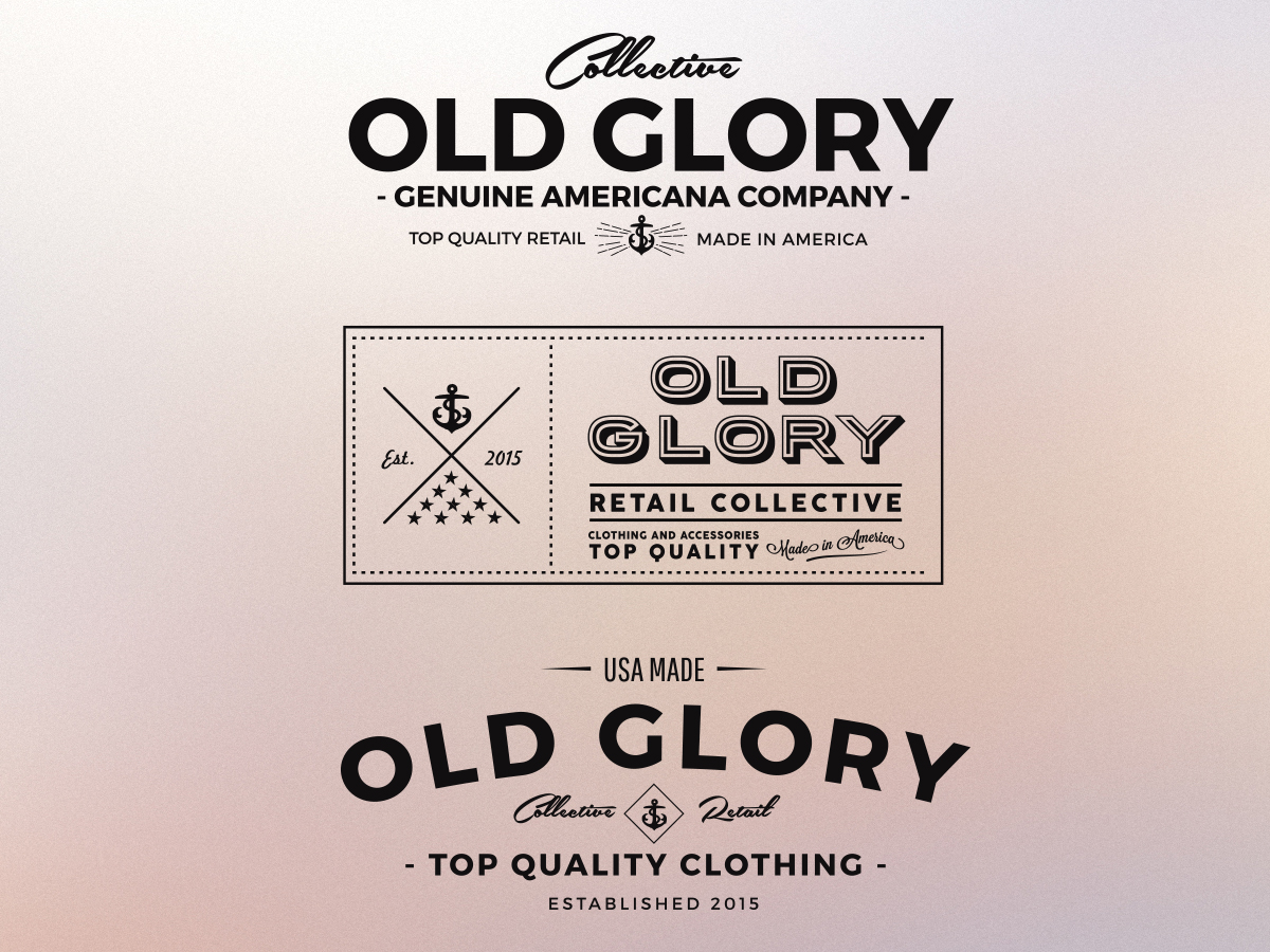 Playful, Traditional, Clothing Logo Design for Old Glory Collective by ...
