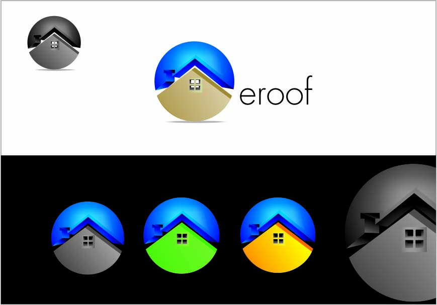 Bold, Modern, Roofing Logo Design for eroof by PlanetLab | Design #228221