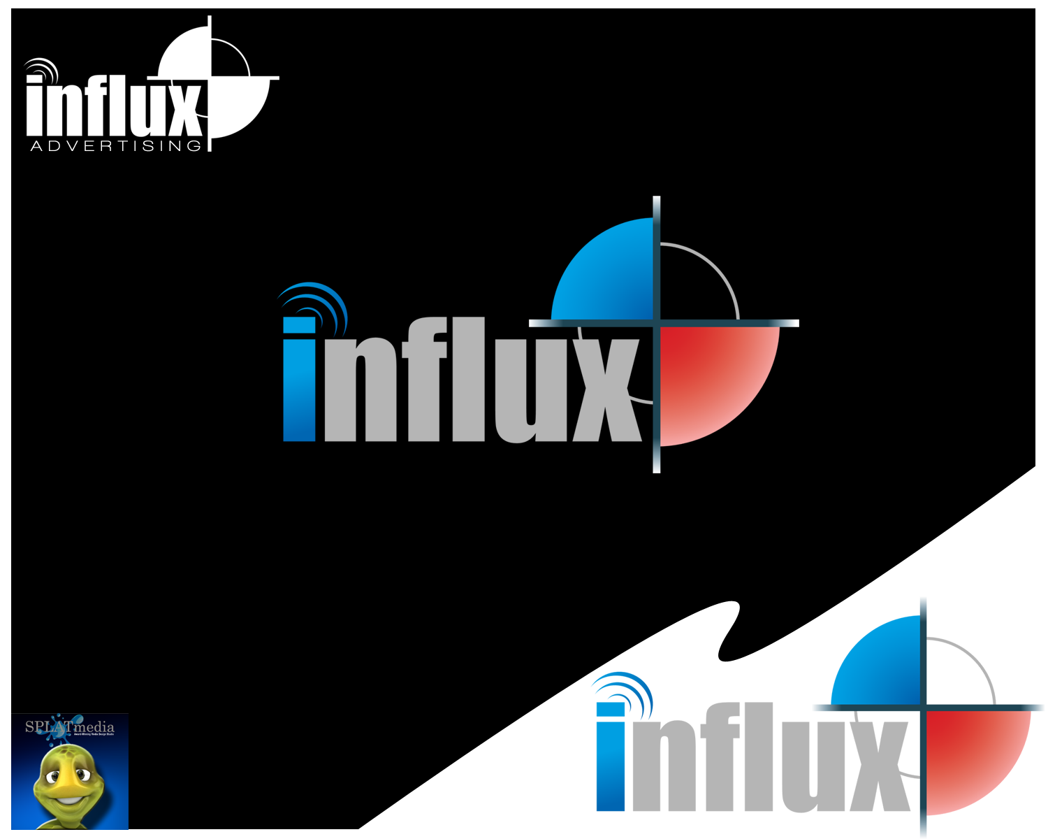 Modern, Bold, Advertising Logo Design for influx by SPLATmedia | Design ...