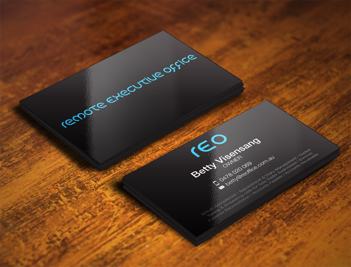 Modern, Professional, Business Business Card Design for Remote ...