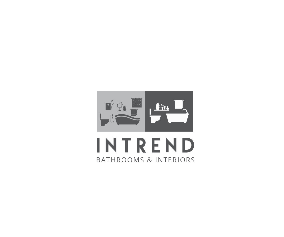 Modern, Elegant, It Company Logo Design for Intrend Bathrooms and Interiors by GT | Design #4750557