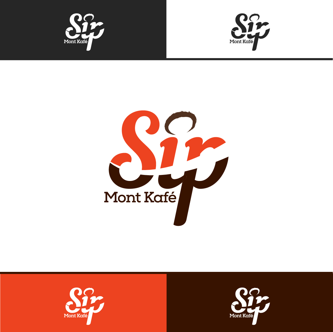Modern, Upmarket, Cafe Logo Design for Sip (Mont Kafé is the tag line ...