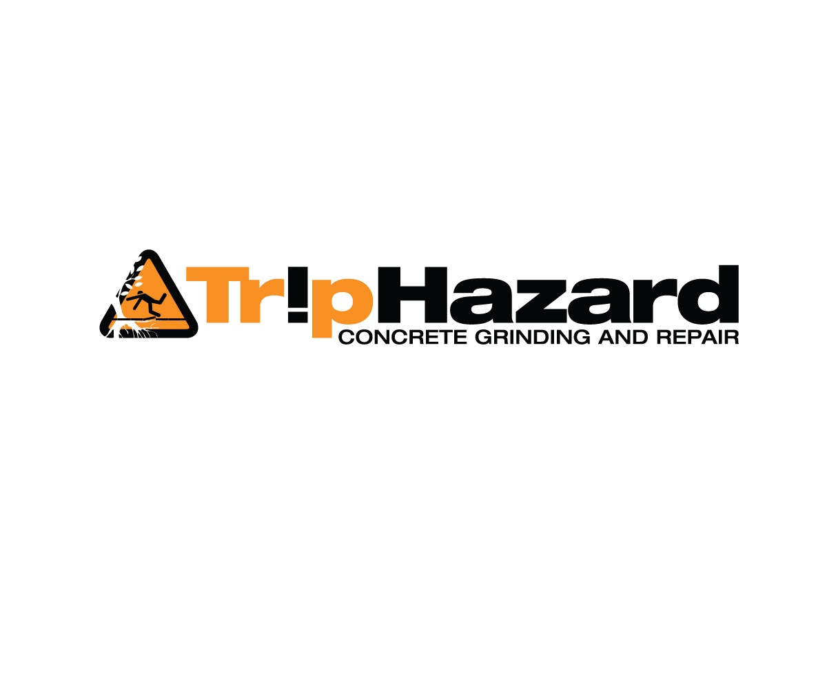 Masculine, Bold, Concrete Logo Design for Company name- Trip Hazard ...