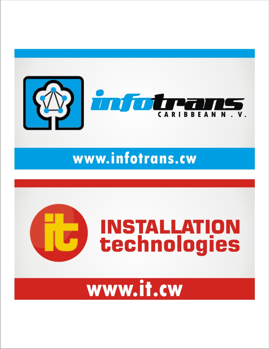 Business Sticker Design for Infotrans Caribbean by foxwolf | Design ...