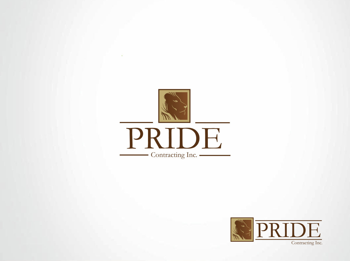 Serious, Professional, Government Logo Design for Pride Contracting Inc ...