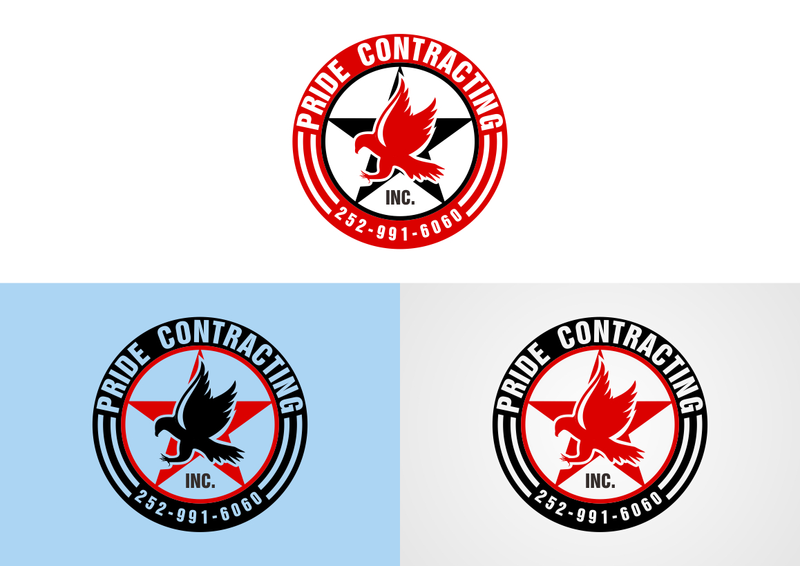 Serious, Professional, Government Logo Design for Pride Contracting Inc ...