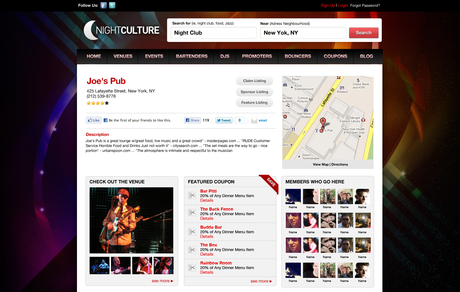 Elegant, Modern, Events Landing Page Design for a Company by Robert ...