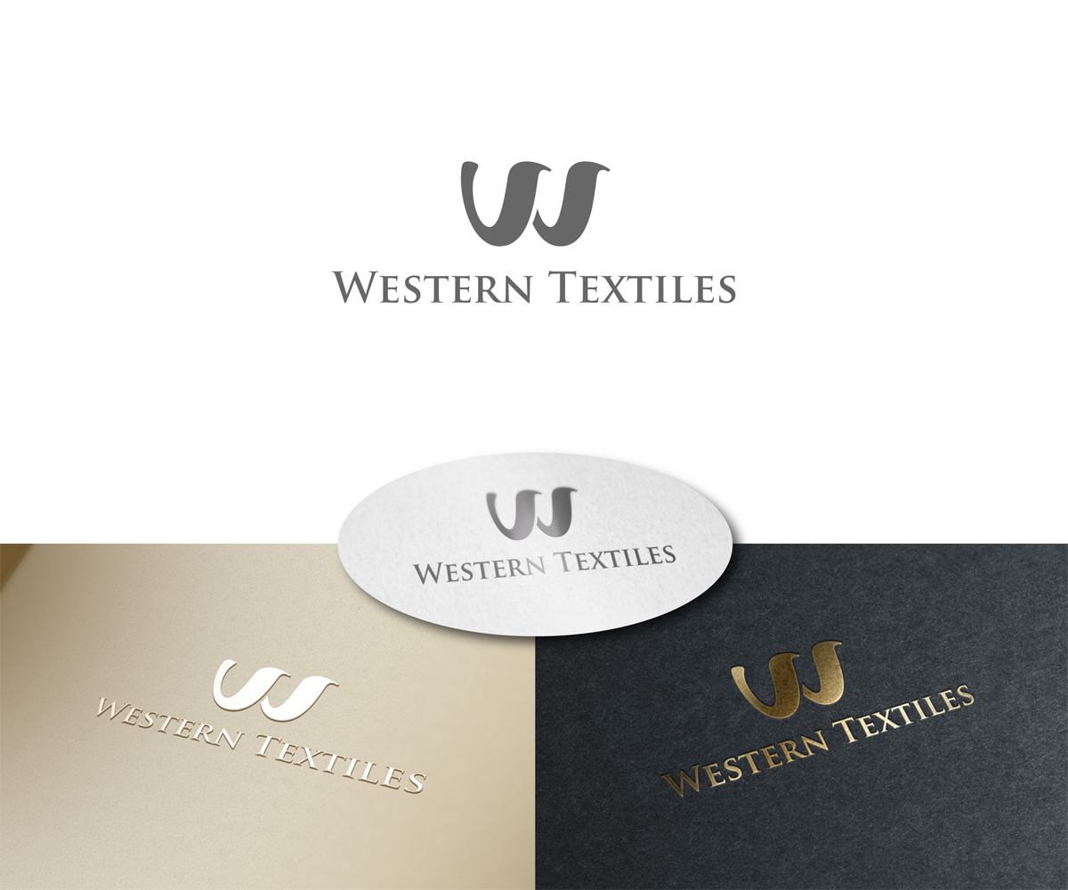 Playful, Bold, Textile Logo Design for Western Textiles by tavi ...