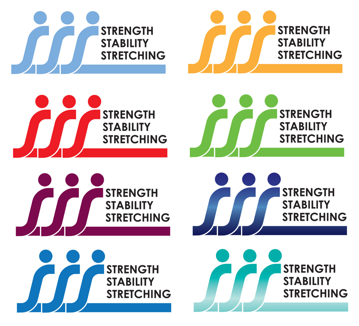 Modern, Colorful, Massage Logo Design for SSS Strength Stability and ...