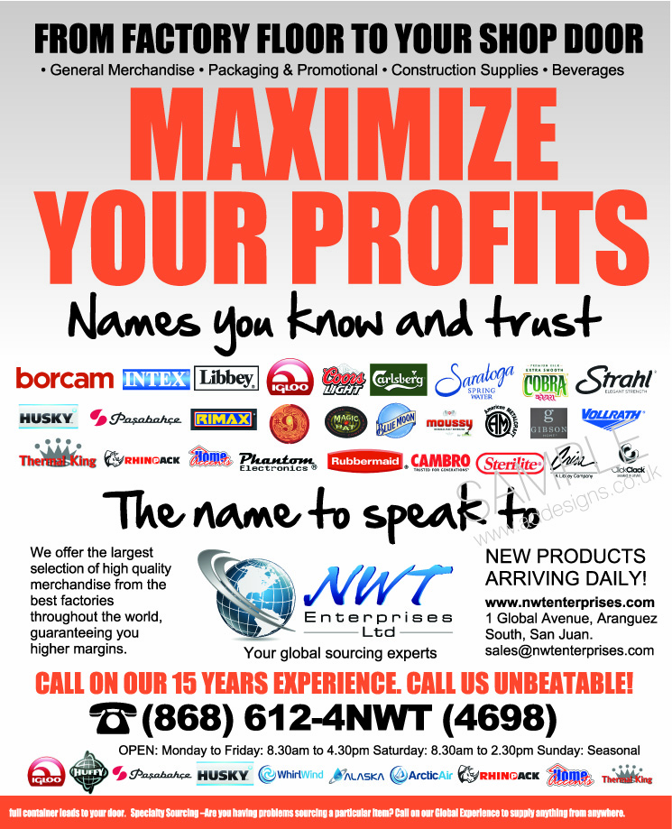 Wholesale Advertisement Design for NWT Enterprises Ltd. by the artworks ...