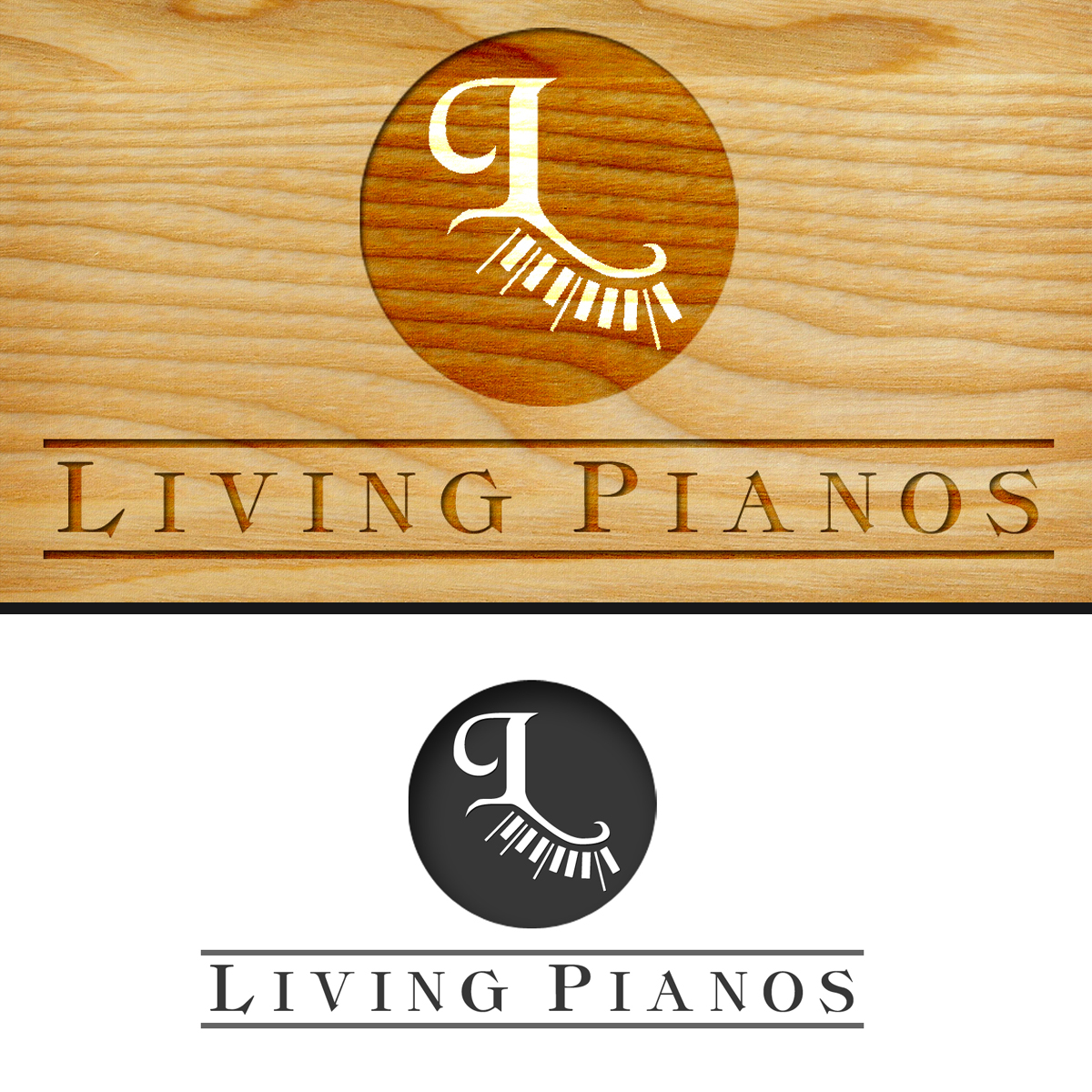 Store Graphic Design for Living Pianos by Kathleen Kaye | Design #4892490