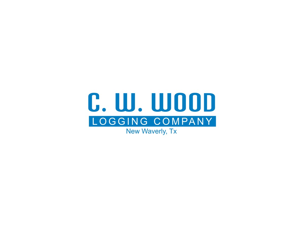 Masculine, Bold, Industry Logo Design for C. W. Wood Logging Company by ...