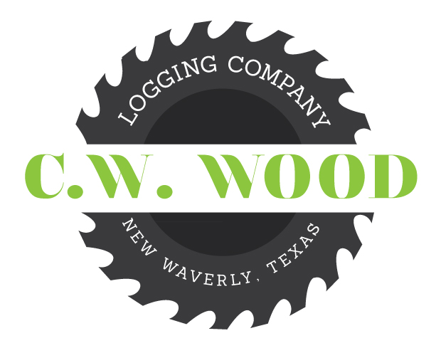 Masculine, Bold, Industry Logo Design for C. W. Wood Logging Company by ...