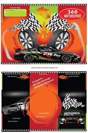 Car Racing Brochures | 1 Custom Car Racing Brochure Designs
