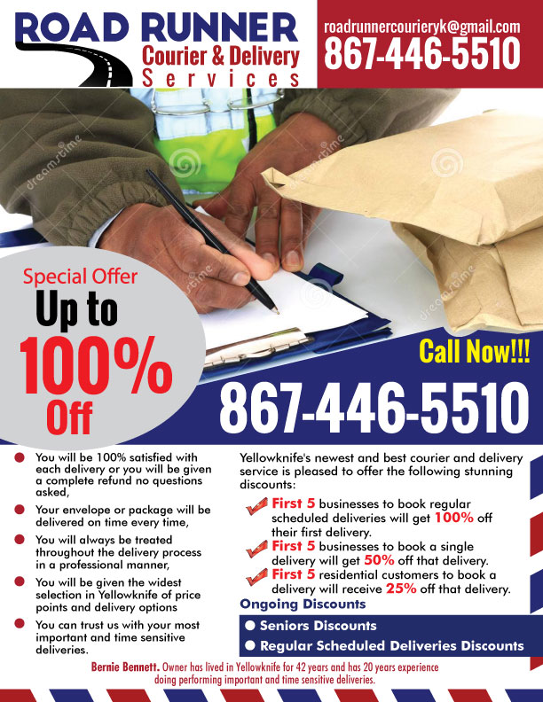 Serious, Professional, Delivery Service Flyer Design for a Company by ...