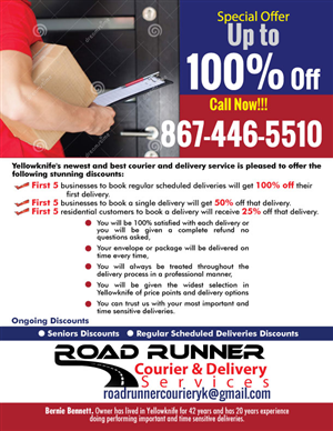 Courier Flyers | 27 Custom Courier Flyer Designs