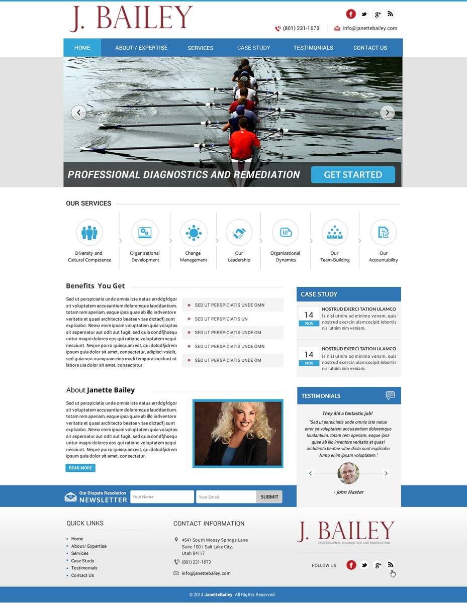 Personable, Elegant, Training Web Design for a Company by Sbss | Design ...