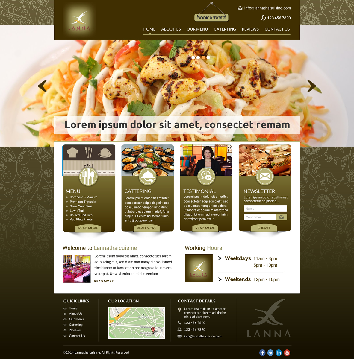 Serious, Modern, Restaurant Web Design for Thumb Frenzy Labz by Sbss ...