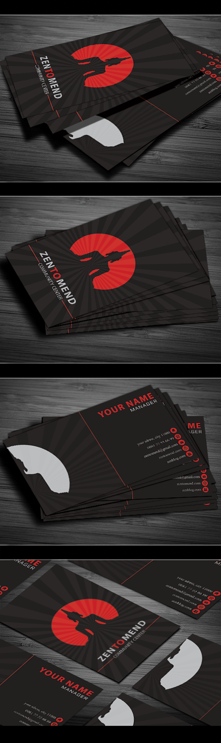 Community Business Card Design for a Company by boba design | Design ...