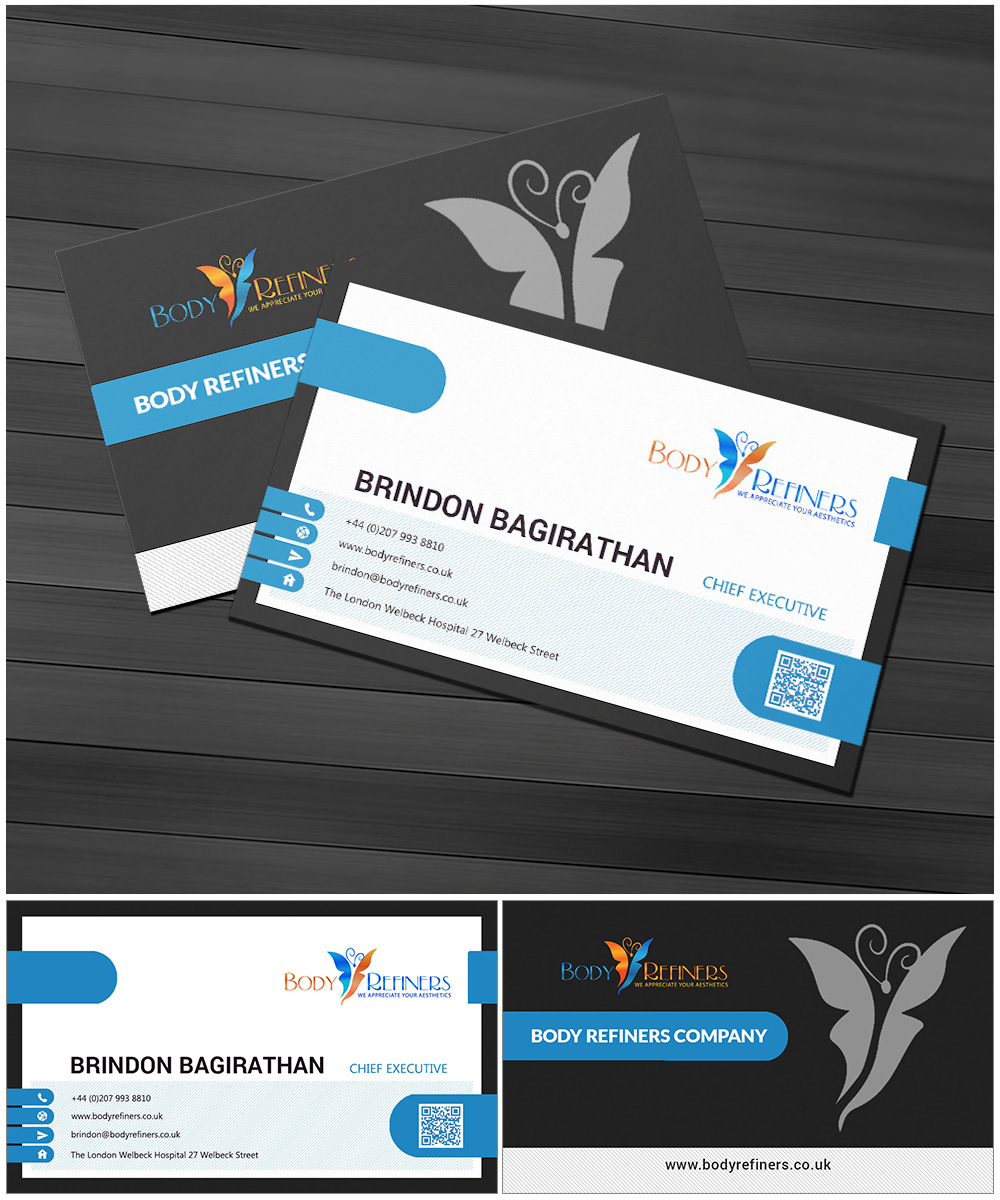 Colorful, Upmarket, Professional Service Business Card Design for a ...