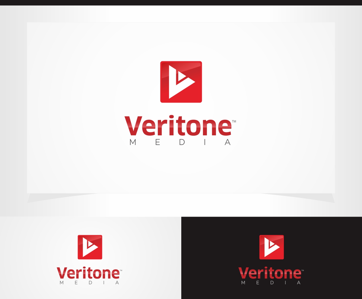 Digital Logo Design for Veritone Media by B8 | Design #5058802