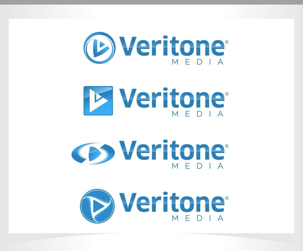 Digital Logo Design for Veritone Media by B8 | Design #5069657