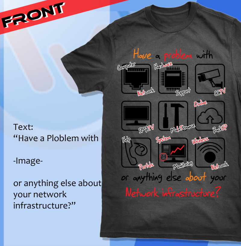 Elegant, Playful, It Company T-shirt Design for a Company by carram ...