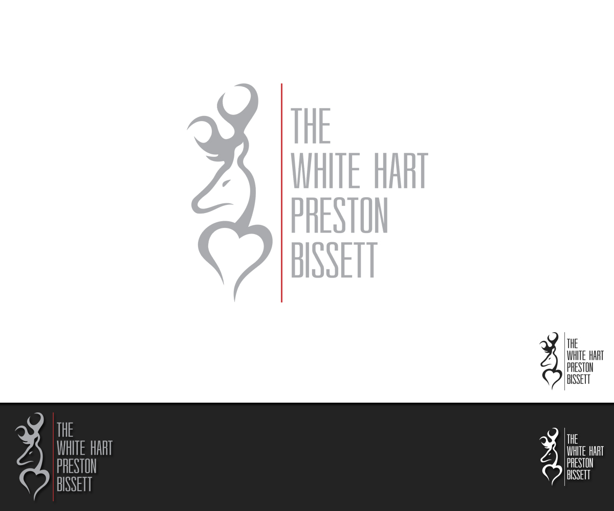 Clothing Logo Design for The White Hart Preston Bissett by pine design ...