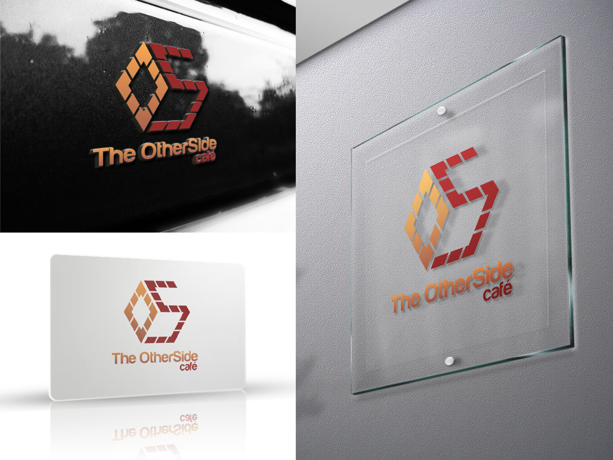 Elegant, Playful, Cafe Logo Design for The Other Side - cafe by denuj ...