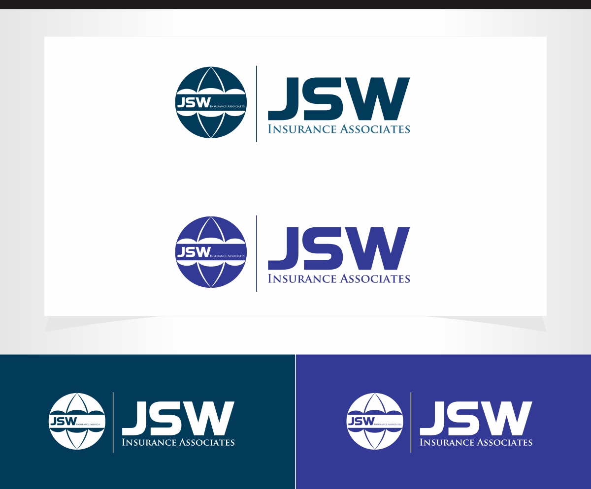 Insurance Logo Design for JSW Insurance Associates by B8 | Design #5127296