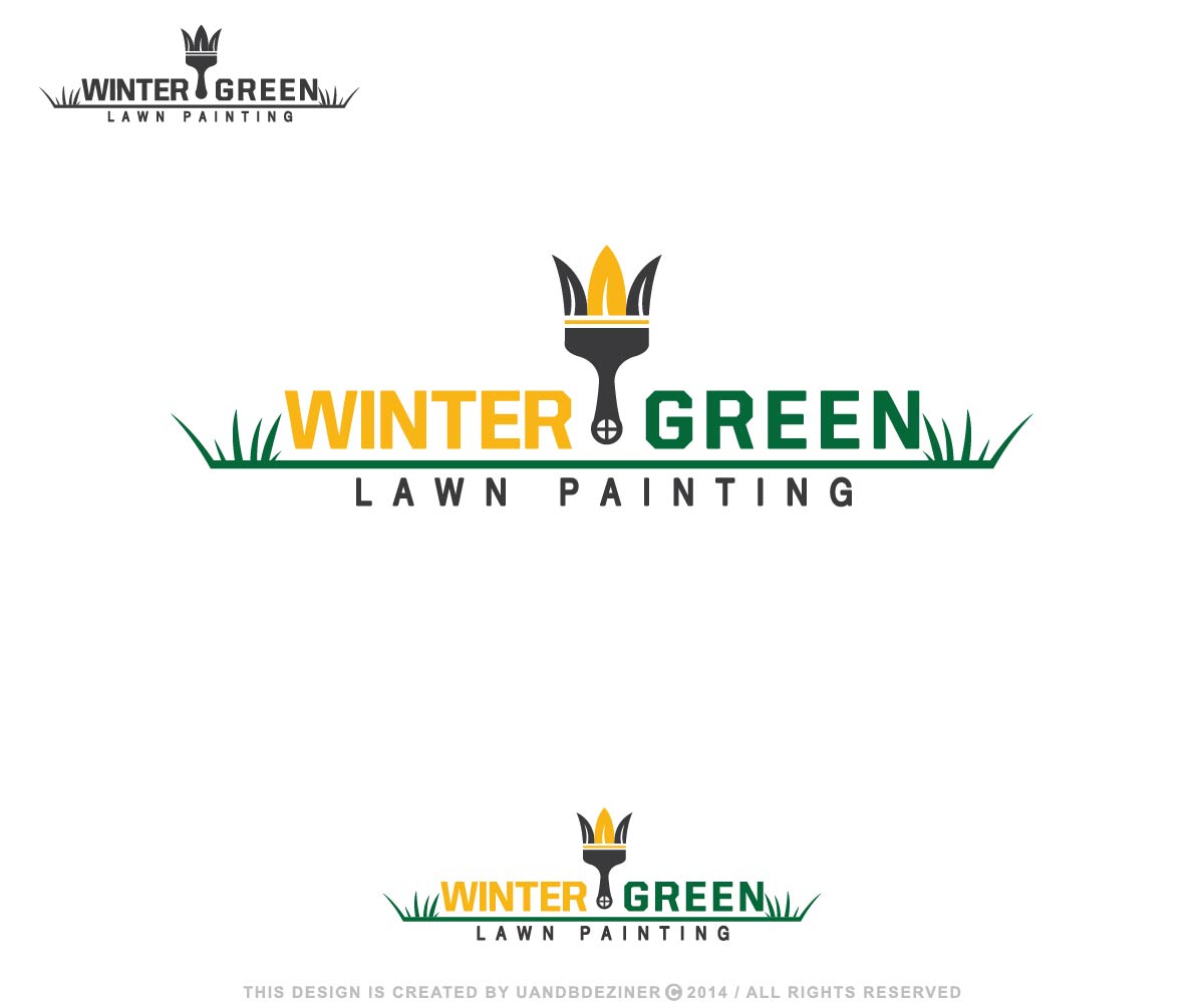 Painting Logo Design for Wintergreen Lawn Painting by uandbdeziner ...
