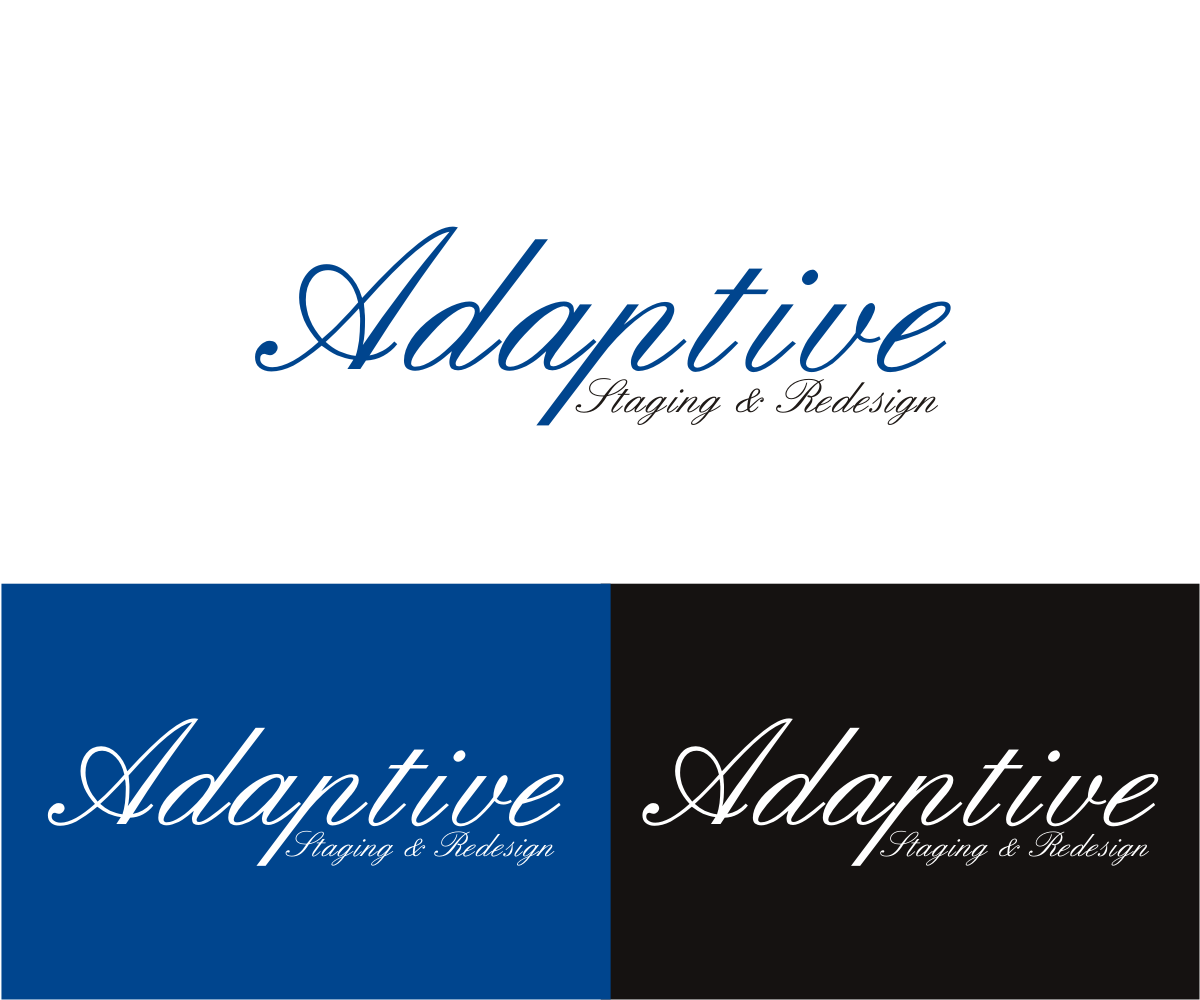Serious, Bold, Business Logo Design for Adaptive Staging & Redesign ...