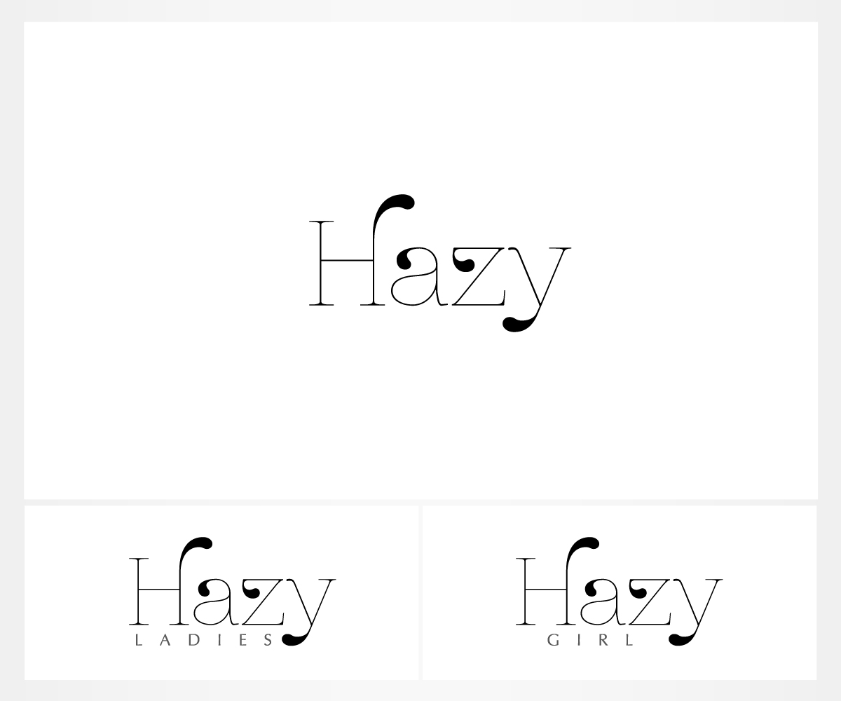 Serious, Upmarket, Clothing Logo Design for Hazy by m_designs | Design ...