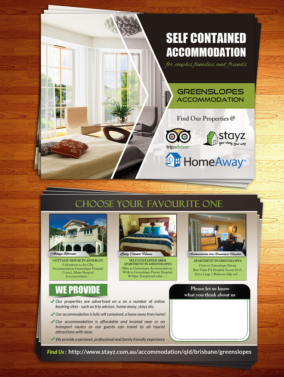 Accommodation Flyer Design for a Company by ESolz Technologies | Design ...