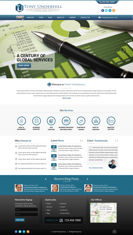 Serious, Conservative, Crowd Web Design for a Company by Sbss | Design ...