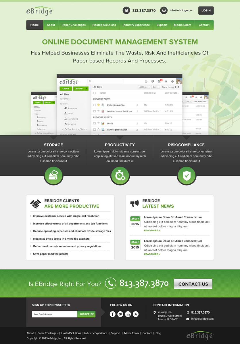 Modern, Professional Web Design for a Company by Sbss | Design #5228163