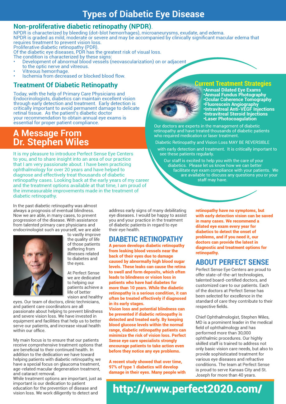 Professional, Serious, Medical Flyer Design for Perfect Sense Eye Care ...