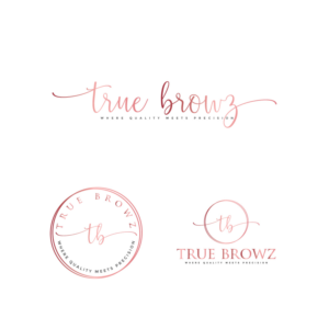 True Browz logo project | 12 Logo Designs for True Browz