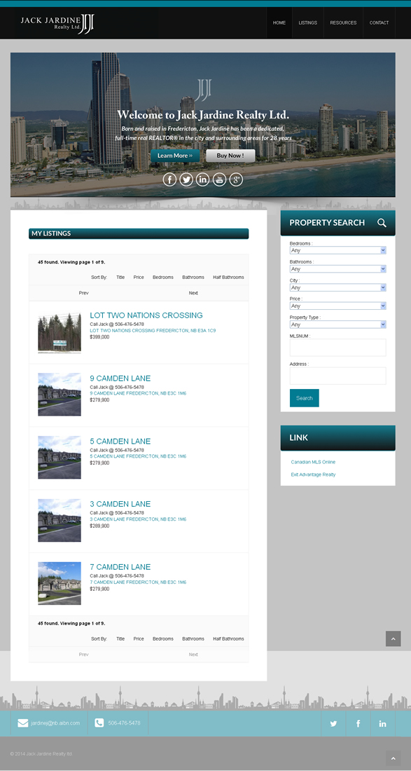 Elegant, Playful, Realtor Web Design for a Company by Sbss | Design ...