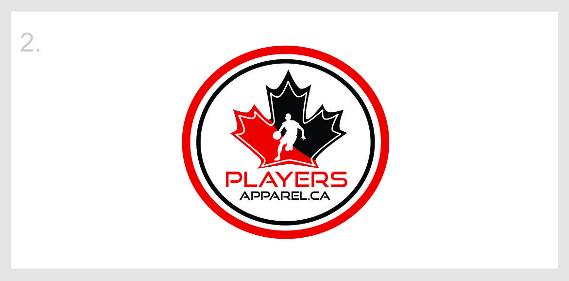 Masculine, Bold, Business Logo Design for PlayersApparel.ca by ESolz ...